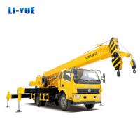 China Building Construction 10 Ton Truck Crane With Telescopic Boom Hengli Hydraulic Valve for sale
