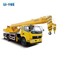 China Building Construction 10 Ton Truck Crane With Telescopic Boom Hengli Hydraulic Valve for sale