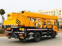 China Small Lift Hydraulic Straight Boom 10 Ton Mobile Truck Crane High Operating Efficiency for sale