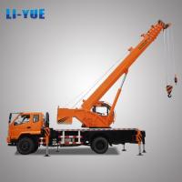 China Construction Hydraulic Mobile Truck Crane Dongfeng 4x2 Straight Boom Lifting Machinery for sale