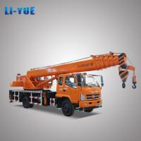 China Construction Hydraulic Mobile Truck Crane Dongfeng 4x2 Straight Boom Lifting Machinery for sale