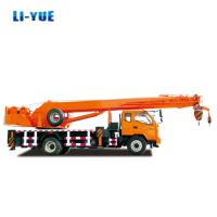 China Construction Hydraulic Mobile Truck Crane Dongfeng 4x2 Straight Boom Lifting Machinery for sale