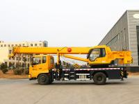 China Straight Arm Boom Mobile Truck Crane 10 Ton For Construction Small Lift for sale