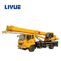 China Construction 8 Ton Truck Crane With 18M Lifting Height And Telescopic Straight Boom for sale