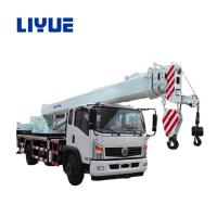 China Construction 8 Ton Truck Crane With 18M Lifting Height And Telescopic Straight Boom for sale
