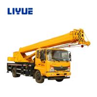 China Construction Hydraulic Truck Crane 8 Ton With Telescopic Straight Boom for sale