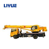 China Construction Hydraulic Truck Crane 8 Ton With Telescopic Straight Boom for sale