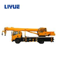 China Construction Hydraulic Truck Crane 8 Ton With Telescopic Straight Boom for sale