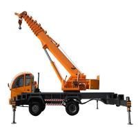 China Homemade Chassis Hydraulic Mobile Truck Crane 12000kg Rated Loading Capacity for sale