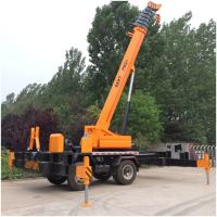 China Homemade Chassis Hydraulic Mobile Truck Crane 12000kg Rated Loading Capacity for sale