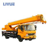 China Construction Hydraulic 16 Tons Truck Crane With 22M Working Radius for sale