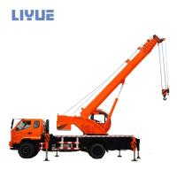 China Construction Hydraulic 16 Tons Truck Crane With 22M Working Radius for sale
