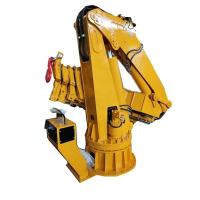 China Marine Knuckle Boom Crane 2 Ton Boat Fishing Ship Deck Offshore Mini Crane for sale