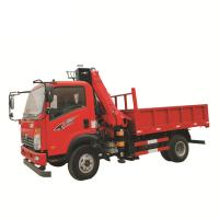 China 6300kg Knuckle Boom Crane Hydraulic Pickup Truck Crane For Construction for sale