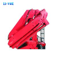 China 6300kg Knuckle Boom Crane Hydraulic Pickup Truck Crane For Construction for sale