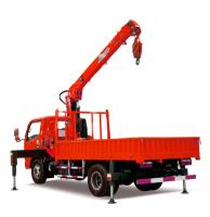 China Construction Lifting Hydraulic Cylinder MOOG 3.2 Ton Dongfeng Gruas Truck Mounted Crane for sale