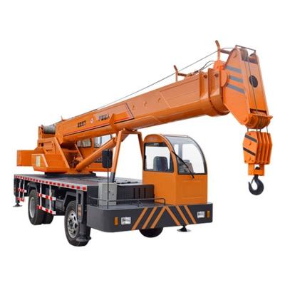 China 6-Section Boom Hydraulic Arm Crane 8 Ton Hengli Valve Small Mobile Truck Lifting Machine for sale