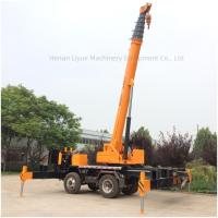 China 6-Section Boom Hydraulic Arm Crane 8 Ton Hengli Valve Small Mobile Truck Lifting Machine for sale