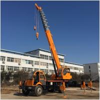 China 6-Section Boom Hydraulic Arm Crane 8 Ton Hengli Valve Small Mobile Truck Lifting Machine for sale