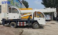 China 12 Ton Mobile Truck Crane with Homemade Chassis High Capacity Construction Equipment for sale