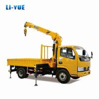 China Technology 4 Ton Mobile Straight Boom Lorry Crane With Max. Lifting Height of 6.8m for sale