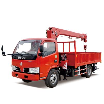 China Boom Crane Dongfeng 4x2 Mini 3 Ton Truck Mounted Crane with Changjiang Hydraulic Pump for sale
