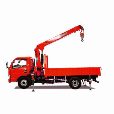 China 4 Ton Small Stiff Arm Lorry Crane With Hydraulic Lifting Machinery for Precise Lifting for sale