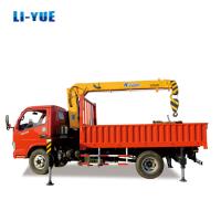 China 5 Ton Truck Crane With Basket Weight KG 2260 Kg Hydraulic Lifting Machinery for sale