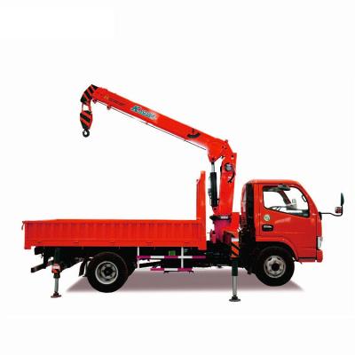 China Construction TRUCK CRANE 4 Ton Telescopic Arm Mobile Lorry Crane with Long Lifespan for sale