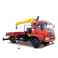 China Chassis 10 Ton Mobile Straight Arm Truck Mounted Crane with 17.2m Max. Lifting Height for sale