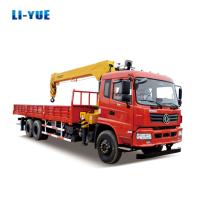 China Customized Mobile Crane 10 Ton Hydraulic Straight Boom Crane Truck Mounted Crane for sale