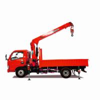 China Mini 3 Ton Lifting Equipment Mobile Truck Mounted Lorry Crane 360 Degree Rotation Angle for sale
