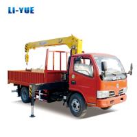 China Mini 3 Ton Lifting Equipment Mobile Truck Mounted Lorry Crane 360 Degree Rotation Angle for sale