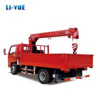 China Mini 3 Ton Lifting Equipment Mobile Truck Mounted Lorry Crane 360 Degree Rotation Angle for sale