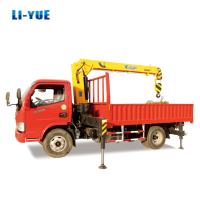 China Mini 3 Ton Lifting Equipment Mobile Truck Mounted Lorry Crane 360 Degree Rotation Angle for sale