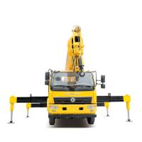 China 6 Ton Hydraulic Truck Crane for Construction Lifting with Straight Arm Boom and YUNNEI Engine for sale