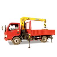 China Construction Lifting Truck Mounted Hydraulic Crane 3.2 Ton With Telescopic Arm for sale