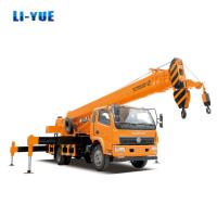 China 10 Ton Load Capacity 5 Sections Mini Mobile Truck Crane with Hengli Hydraulic Valve for sale