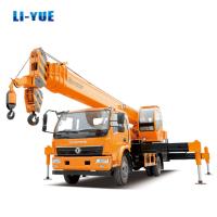China 10 Ton Load Capacity 5 Sections Mini Mobile Truck Crane with Hengli Hydraulic Valve for sale