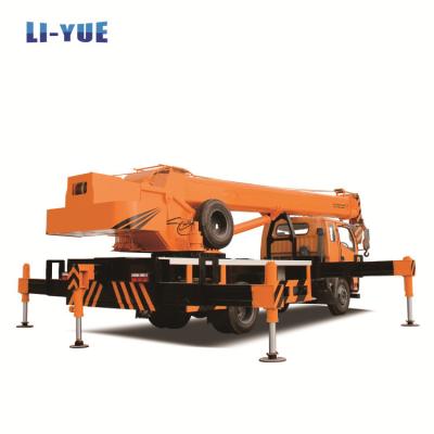 China Stiff Loader Mobile Telescopic Arm Truck Crane 16 Ton With Changjiang Hydraulic Pump for sale