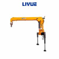 China Hydraulic Straight Arm With 3.2 Ton Crane with Rear Outriggers for sale