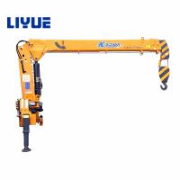 China Hydraulic Straight Arm With 3.2 Ton Crane with Rear Outriggers for sale