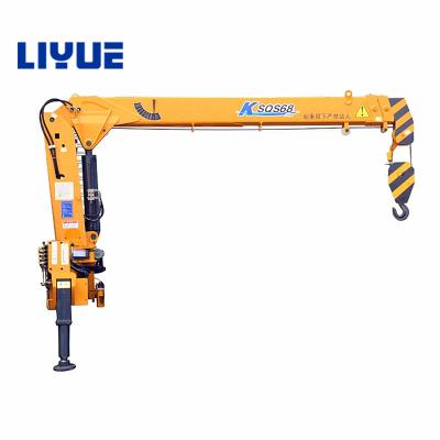 China Hydraulic Straight Arm With 3.2 Ton Crane with Rear Outriggers for sale