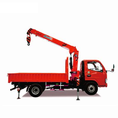 China 5 Ton Truck Cranes With Telescopic Boom Truck Mounted Crane Truck With Cranes for sale