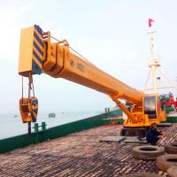 China High Quality Factory Direct Marine straight Boom Crane 25 ton Hydraulic Ship Crane for sale