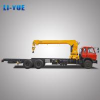 China Dongfeng Left Hand Drive Euro3 16 ton Truck Mounted Crane for sale