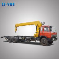 China Dongfeng Left Hand Drive Euro3 16 ton Truck Mounted Crane for sale