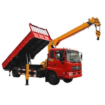 China 8 Ton Hydraulic Truck Mounted Telescopic Boom Crane for Heavy Duty for sale