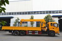 China 16 Ton Hydraulic Truck Mounted Crane Diesel Hydraulic Arm Crane for sale