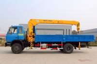 China Truck Crane 12 ton Truck Crane Telescopic Boom Mini Truck Crane for sale